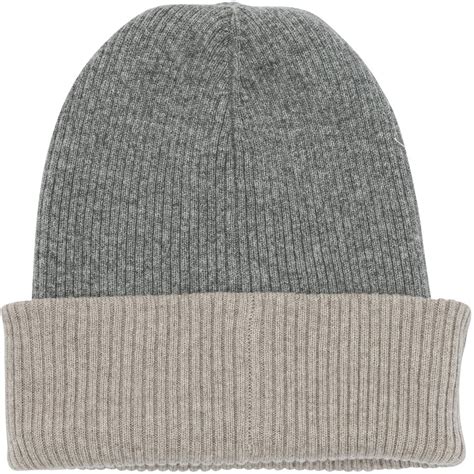 Brunello Cucinelli Reversible Cashmere Beanie Black Friday € 31590