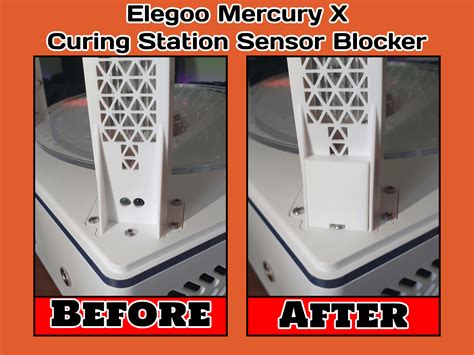 Elegoo Mercury X Curing Station Sensor Blocker By Leon H Download Free Stl Model