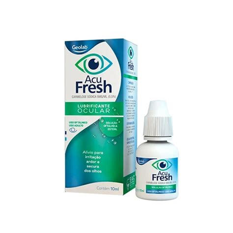 Colírio Acu Fresh Lubrificante Ocular 10ml Colírio Acu Fresh