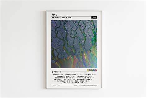 Alt J An Awesome Wave Album Poster Alt J Poster Album Cover