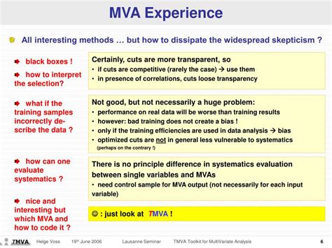 Ppt T Mva A Toolkit For Parallel Multivariate Data Analysis