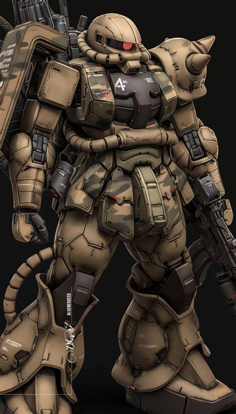 Mh 60k Black Hawk Zaku Wallpaper Warhawk Mech Gundam Robot