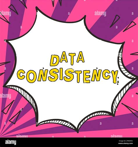 Hand Writing Sign Data Consistency Business Idea Data Values Are The