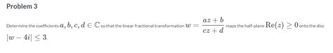 Solved Problem 3determine The Coefficients