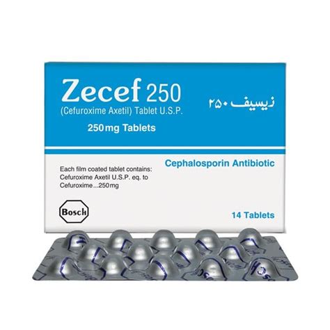Zecef Tablets 250mg Medimart