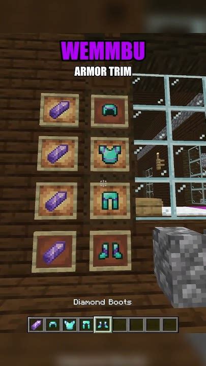 Minecraft Wemmbu Armor Trim Youtube
