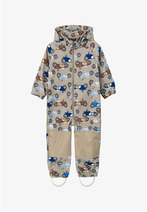 Name it Kombinezon przeciwdeszczowy/jasnobrązowy - Zalando.pl
