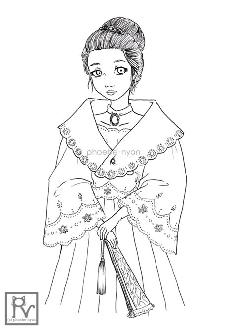 El Filibusterismo Drawing Filipino Coloring Pages Harana Filipino