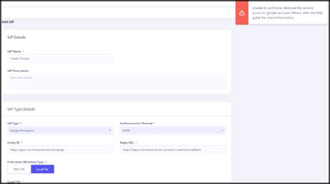 Prerequisites For Google IdP Product Documentation