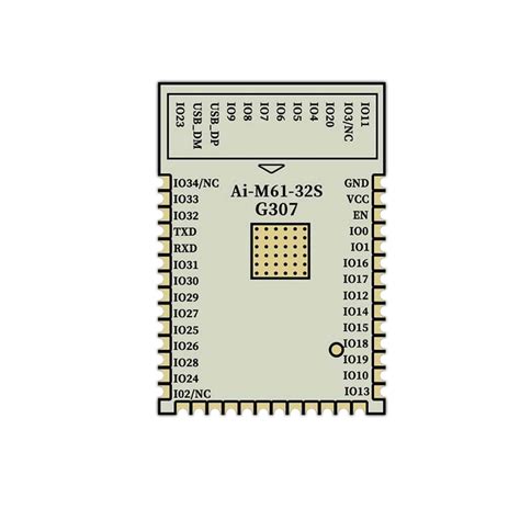 Ai Thinker Ai M61 32s Wifi Ble Module Rs5695 Rees52