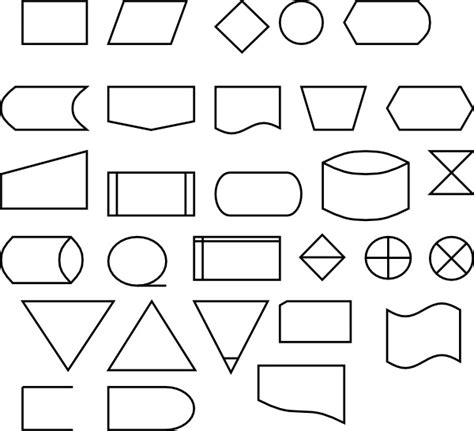 Berteh Flow Diagram Symbols Clip Art Vectors Graphic Art Designs In Editable Ai Eps Svg