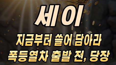 세이 코인🔥 세이코인세이코인전망세이코인분석세이목표가세이전망세이대응세이호재세이차트세이분석