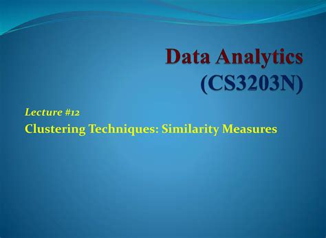 similarity measures pptx pptx
