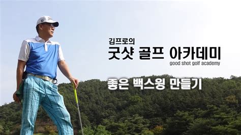 백스윙 잘하기 Youtube