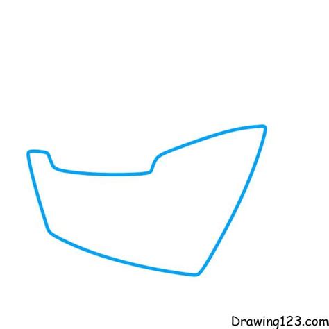 Шаг 1 Сначала нарисуйте корпус кораблей