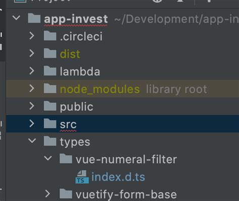 Vue Js Typescript Custom Type For Js Lib Import Not Working Stack Overflow