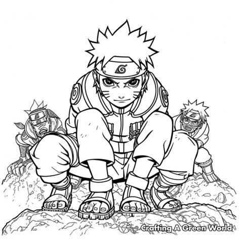 Naruto Shippuden Coloring Pages Free And Printable
