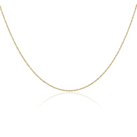 14k Solid Yellow Gold 06mm Cable Rope Chain Twisted Link Necklace