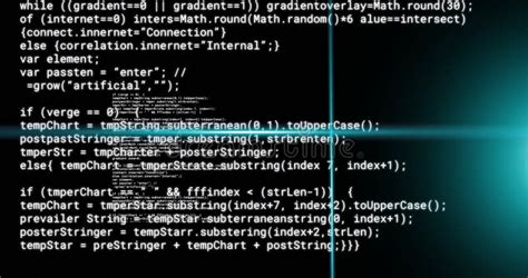 Animation Of Blue Scanner Beams Over Text Data Processing On Dark