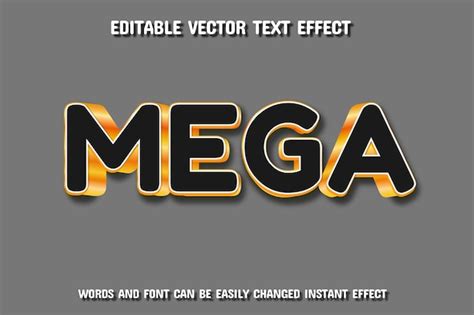 Premium Vector | Vector text effect editable