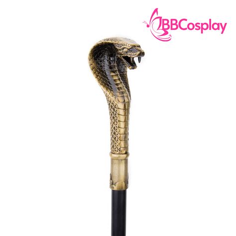 Gậy Quý Tộc Đầu Rắn Vàng Đồng Quyền Lực Giá Tốt
