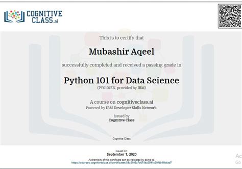completed python 101 course mubashir aqeel posted on the topic linkedin