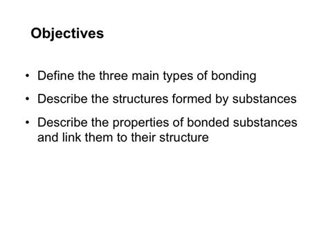 Powerpoint For Structure And Bonding Teaching Resources