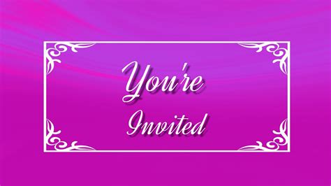 Click Here To View Your Personal Invite From Mount Moriah Youtube