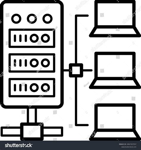 Array Database Management Systems Concept Load Stock Vector Royalty