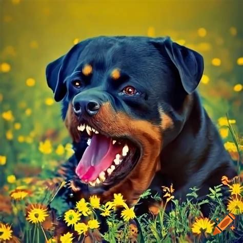 Rottweiler Angry