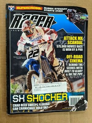 Racer X Magazine Chad Reed Daytona And Orlando Sx June 2005 M392 Ebay