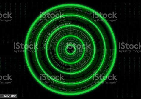 Binary Code Assigns 0 1 Number System System With Circle Graphics