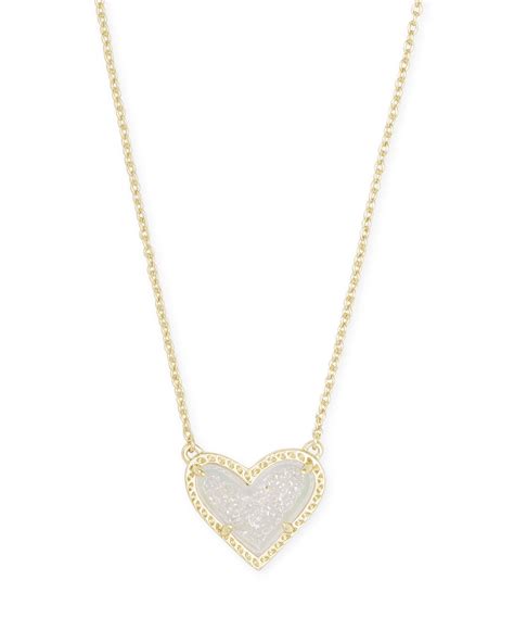 White Drusy Necklace