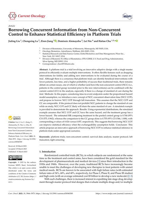 Pdf Borrowing Concurrent Information From Non Concurrent Control To