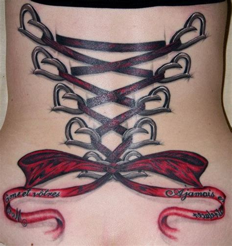Bow Tattoos On Back Of Legs