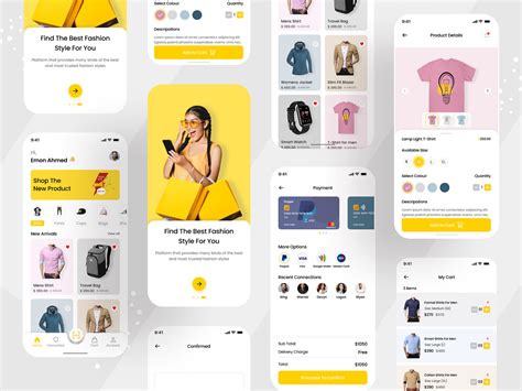 E Commerce Mobile App Ui By Mamun Ahmed On Dribbble