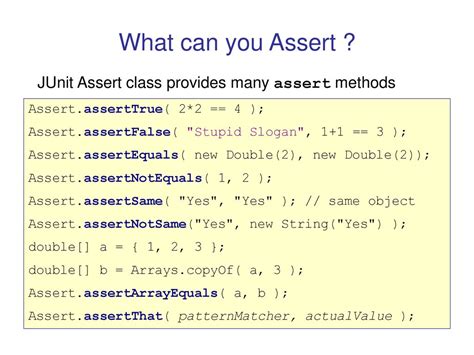Unit Testing With Junit Ppt Download