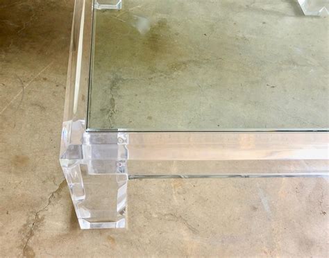 Lucite Cocktail Table By Merritt Emanuel Ltd At 1stdibs