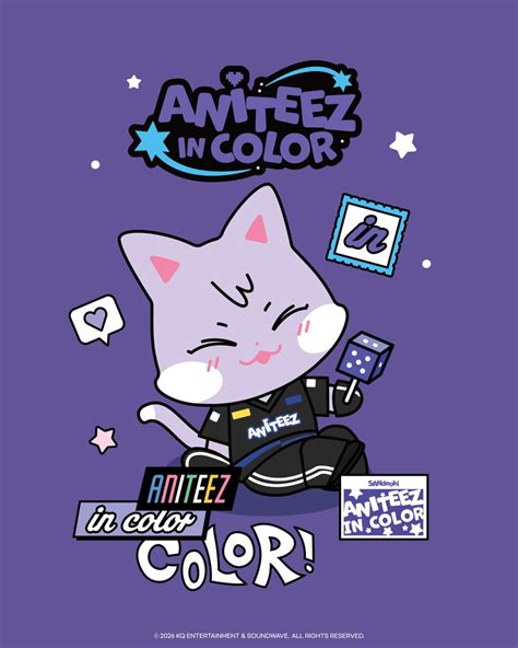 🌠 Ateez X Aniteez Pop Up Store 🎨 Aniteez In Color Concept Image 💫