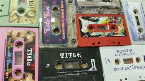 Cassette Label Printing Tapeline Ltd