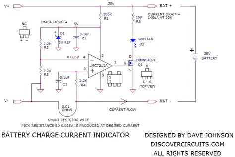 Battery Charging Current Indicator Controlcircuit Circuit Diagram
