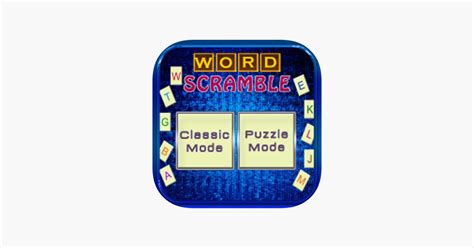 ‎word Scramble Games On The App Store