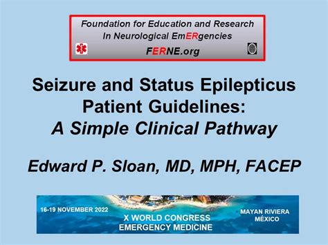 Video Lecture Seizure And Status Epilepticus Patient Emergency Department Guidelines