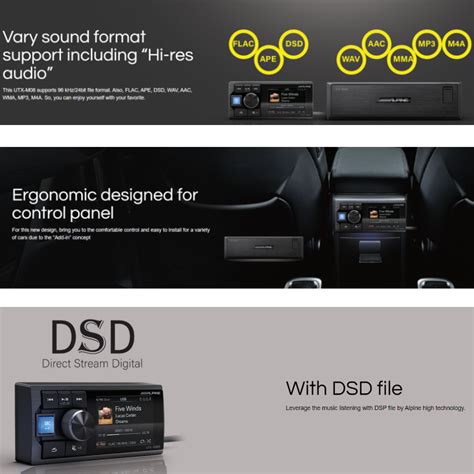 Alpine UTX M S ADD IN DSP AUDIO PLAYER Xcite Audio
