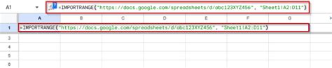 Importrange Function To Pull Data From Another Spreadsheet Excel Insider