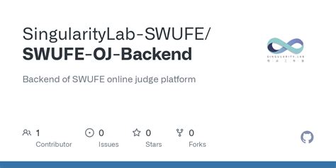 github singularitylab swufe swufe oj backend backend of swufe online judge platform