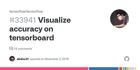 Visualize Accuracy On Tensorboard · Issue 33941 · Tensorflow