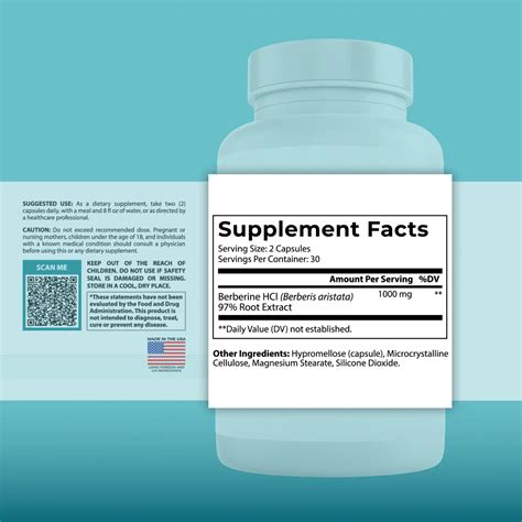 Berberine Extract Supplement Purehealth Research