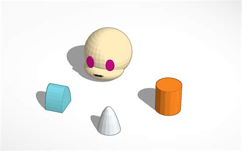 3d Design Chibi Head Tinkercad