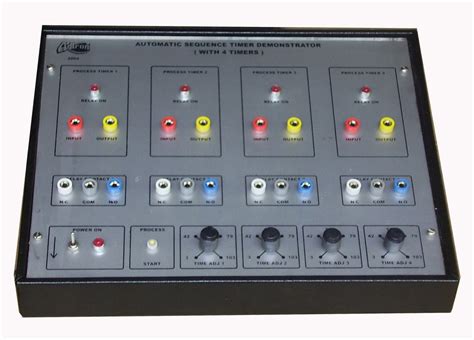 Electrical Analog Digital Automatic Sequence Timer Demonstration Unit
